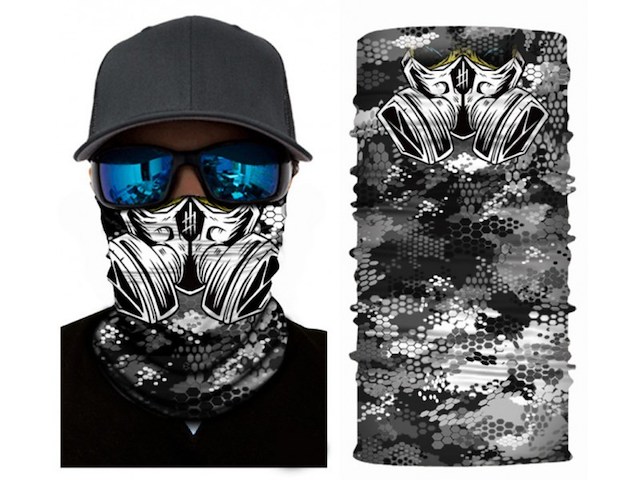 Bandana Marama Gas Maska Kamuflazna Sal Potkapa Maska