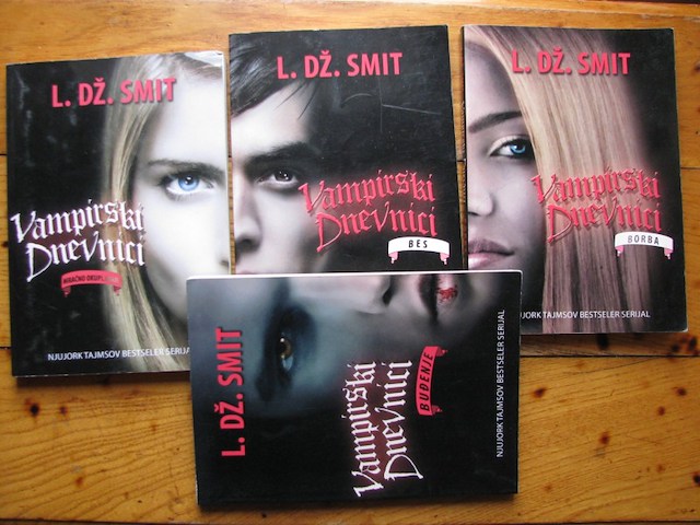 L DŽ. SMIT - VAMPIRSKI DNEVNICI KOMPLET OD 6 KNJIGA
