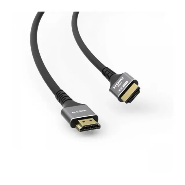 S-Link HDMI Kabl SLX-HD4K015 M/M v2.0 4K/60Hz Metal, 1.5m, Crni