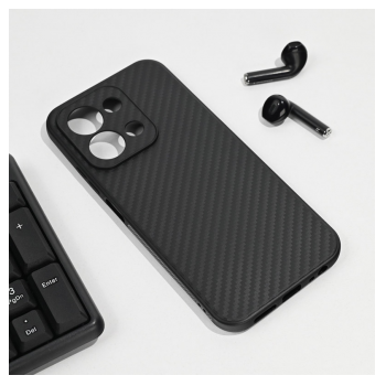 Maska Carbon fiber za Xiaomi Redmi 15C (173mm) crna
