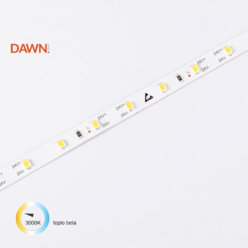 Dawn led traka 24v 4.8w/m 3000k ip20 5m