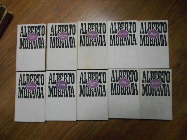 Alberto Moravia - Komplet od 10 knjiga