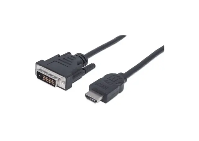 MANHATTAN Kabl 372503 HDMI/M - DVI-D/M 24+1/1,8m