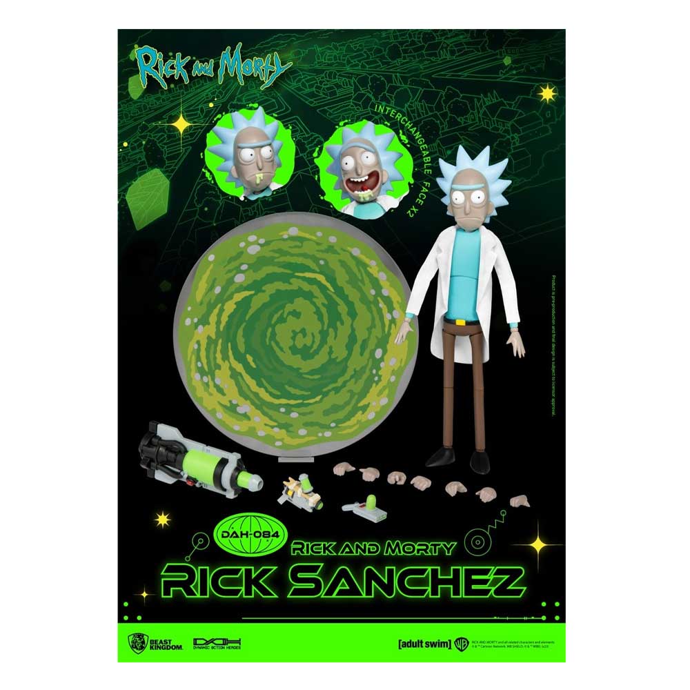 Rick And Morty - Rick Sanchez Dynamic Action Figure (23 cm)