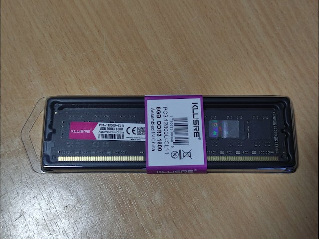 Ram 8GB DDR3 Kllisre