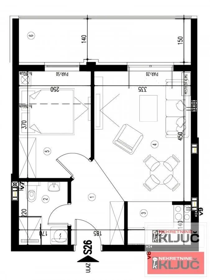 Prodaja, dvosoban stan, 43m², Telep, Novi Sad Sve Podlokacije