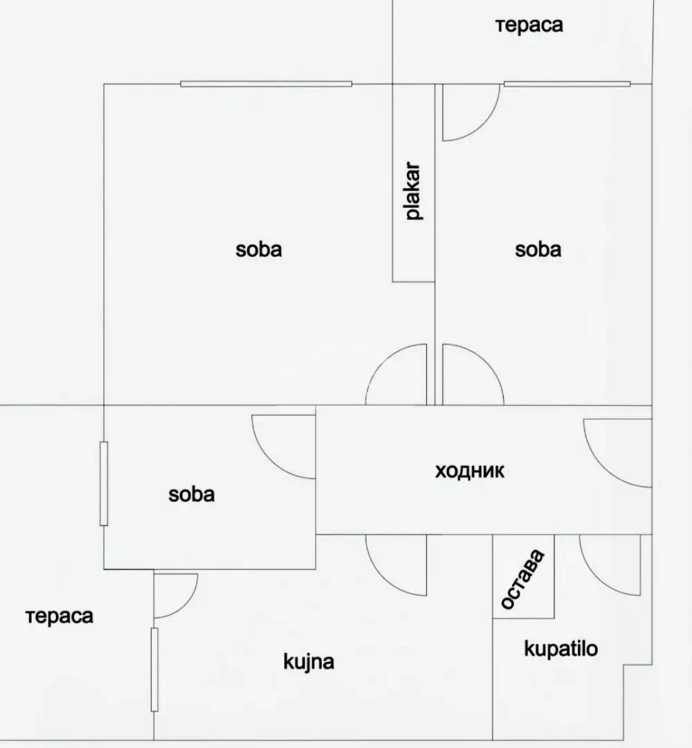Prodaja, dvosoban stan, 65m², Južni Bulevar, Vračar Sve Podlokacije