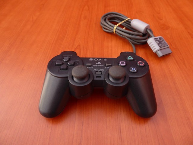 SONY PlayStation crni džojstik DualShock, SCPH-1200