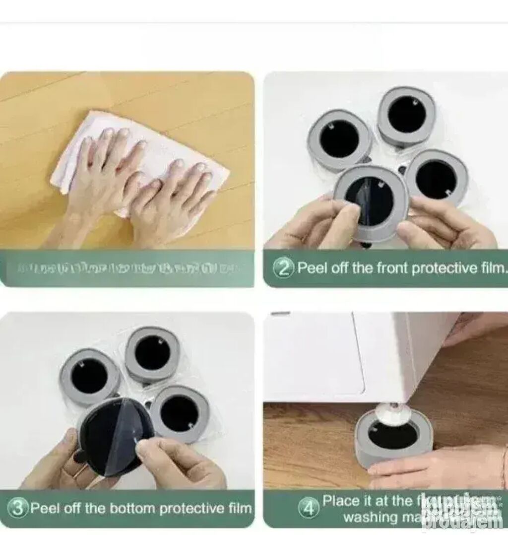 Podmetači za veš mašinu 4u1. podmetači za veš mašinu 4u1 10301