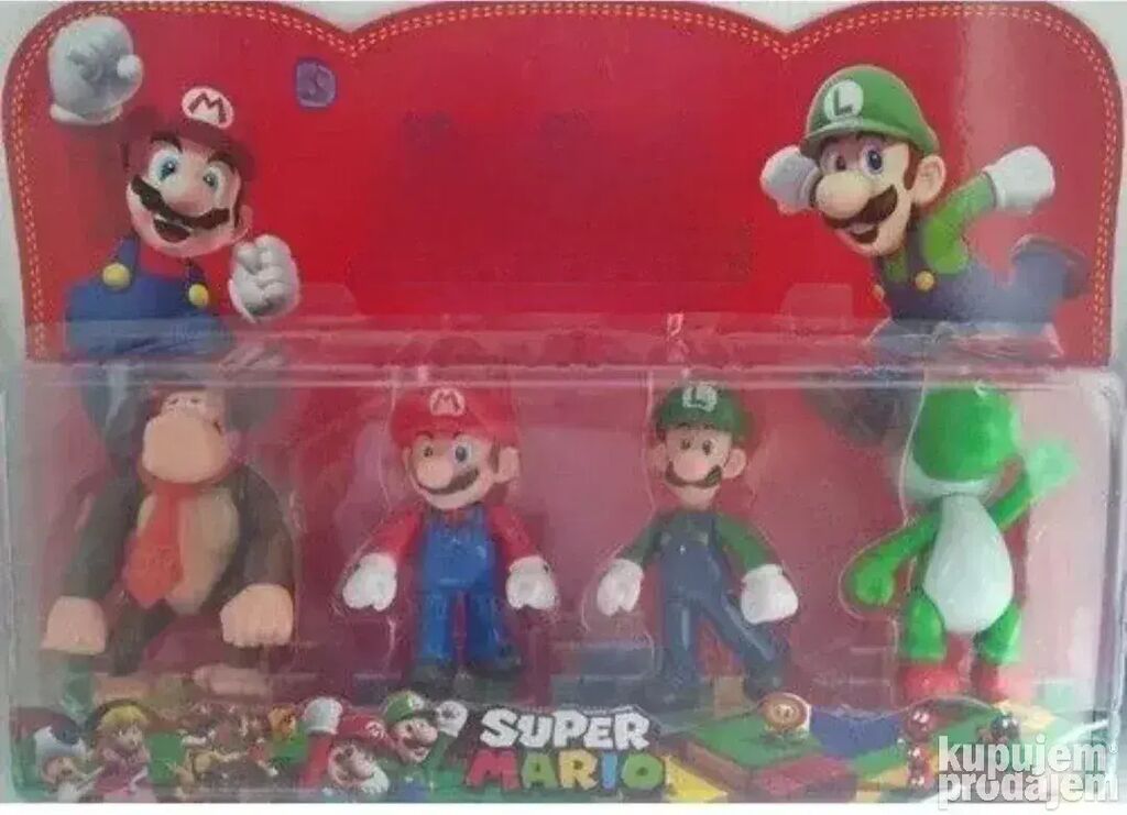 Super mario figurice set od 4kom. super mario figurice set od 4kom