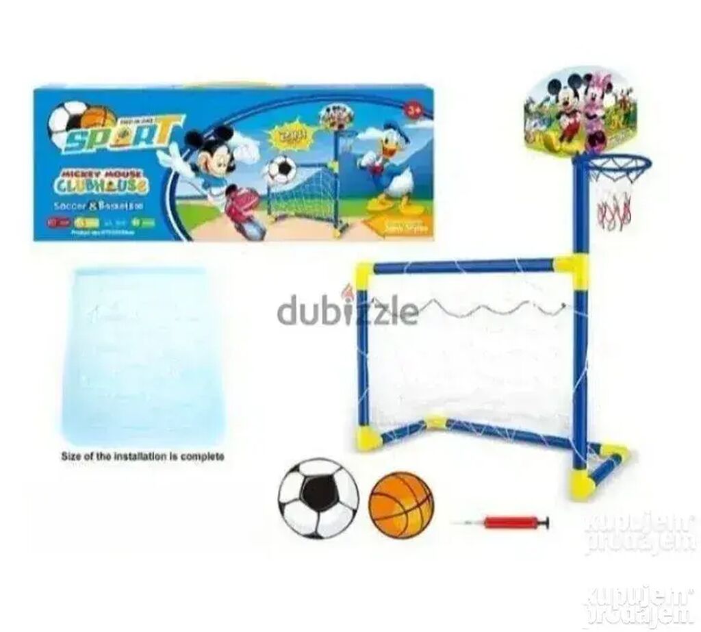Mickey mouse go + kos. mickey mouse go + kos 256 - 2u1 sport fudbal i