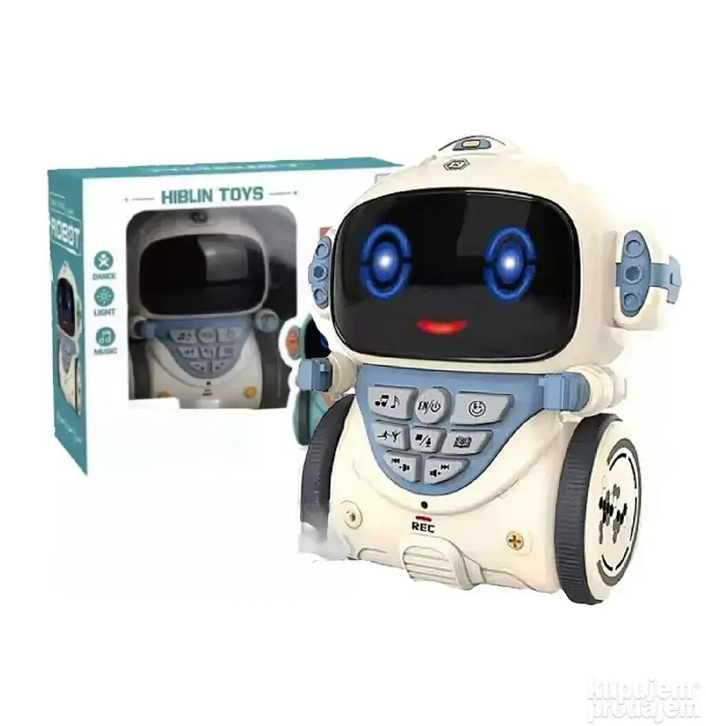 Pametni robot koji prica peva i plese. pametni robot koji prica peva i