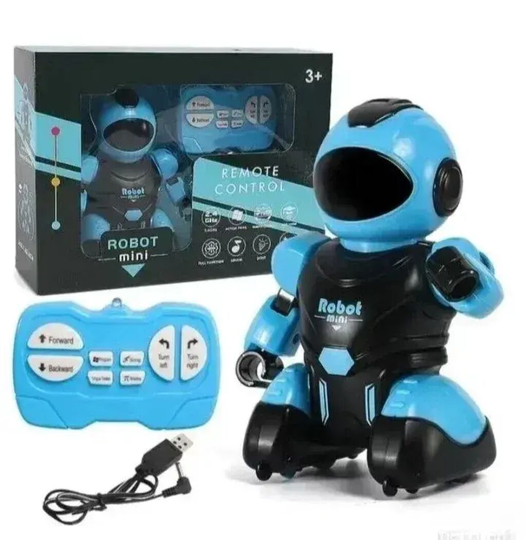 Mini zanimvljivi robot na daljinsko upravljanje. mini zanimvljivi