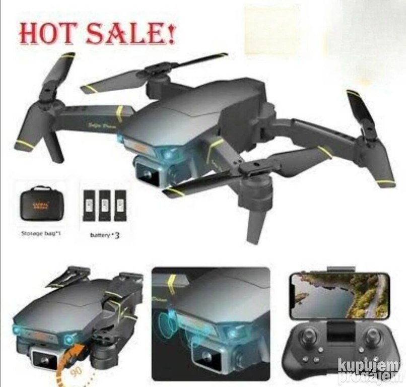 Dron 4k ultra hd 998 pro 2 kamere. dron 4k ultra hd 998 pro 2 kamere