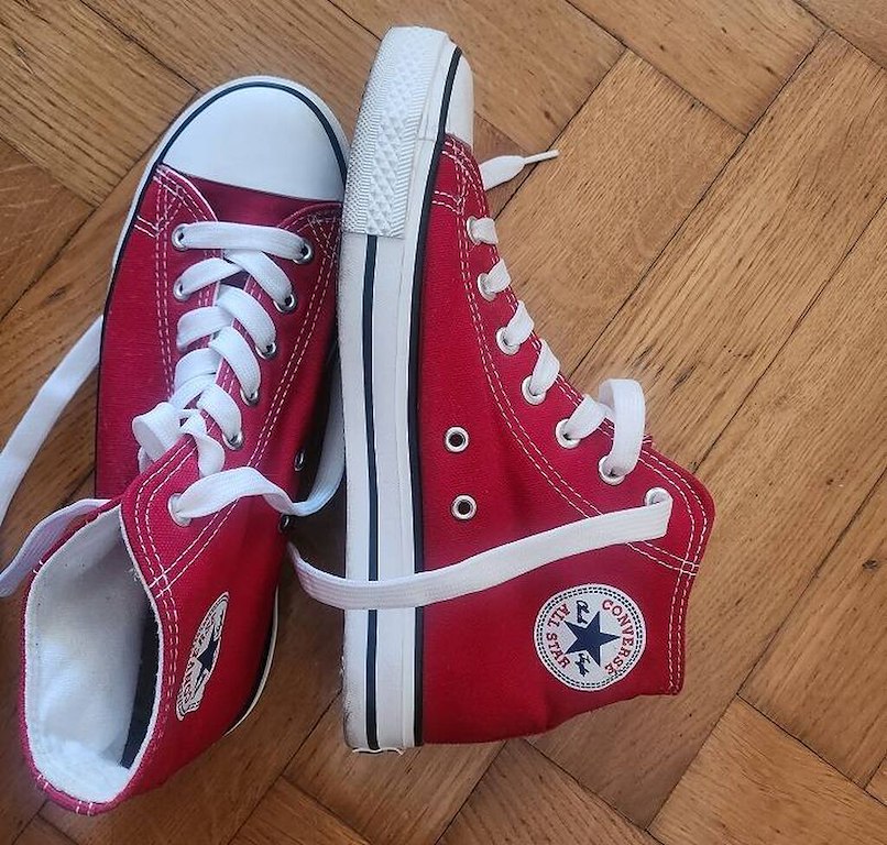 NOVO-Duboke patike, Converse, karmin crvene boje, izuzetno jaka i