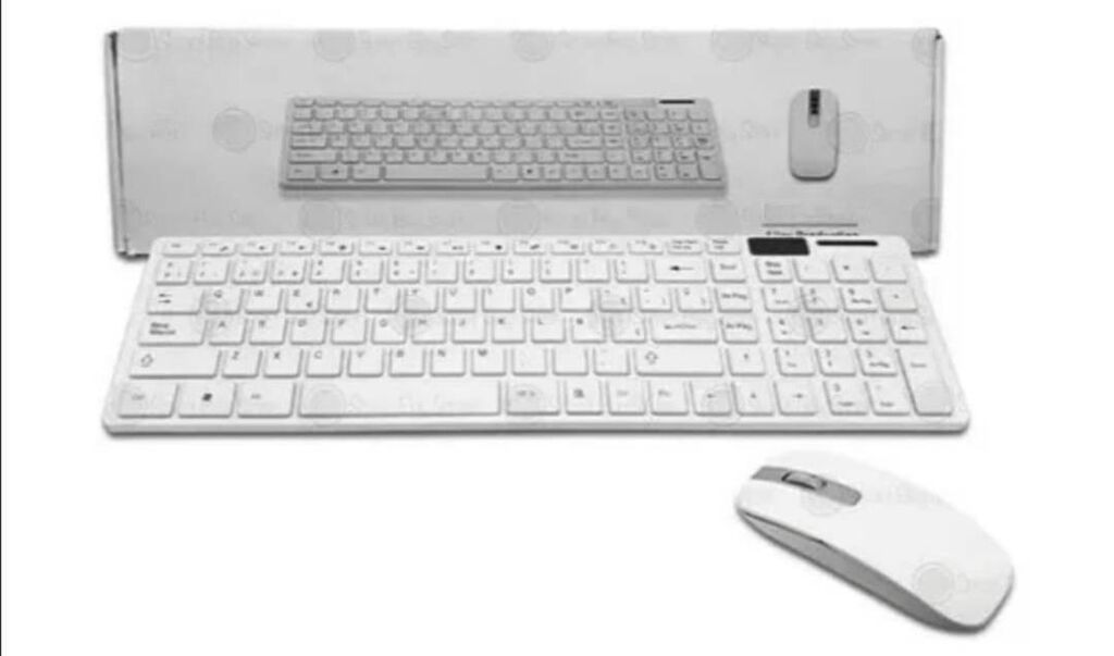 Bežična tastatura + miš k-06 bela. bežična tastatura + miš k-06 bela