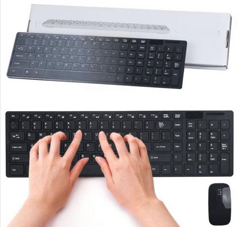 Bežična tastatura + miš k-06 crna. bežična tastatura + miš k-06 crna