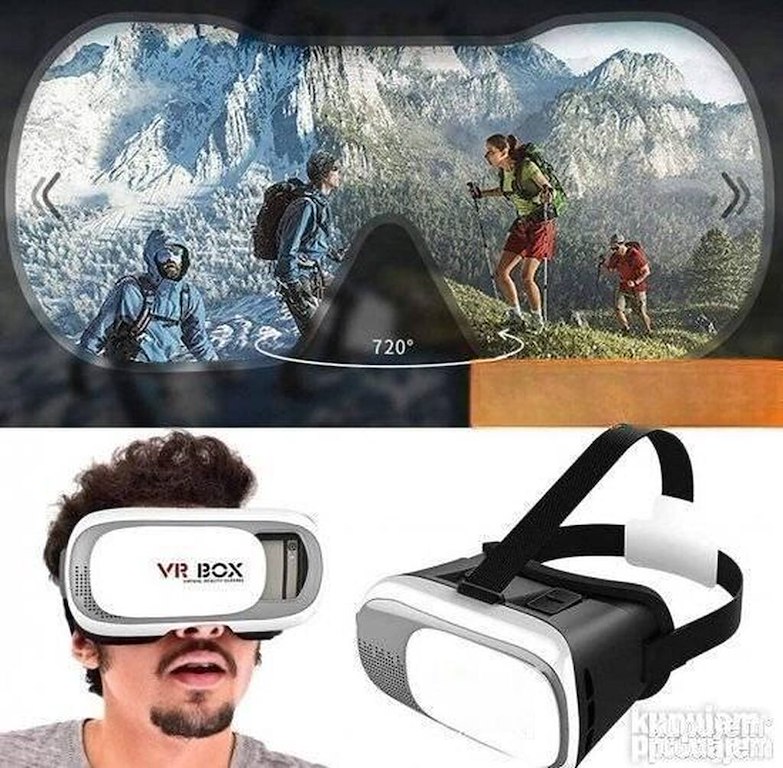 Vr box 3d naočare za virtualnu stvarnost. vr box 3d naočare za