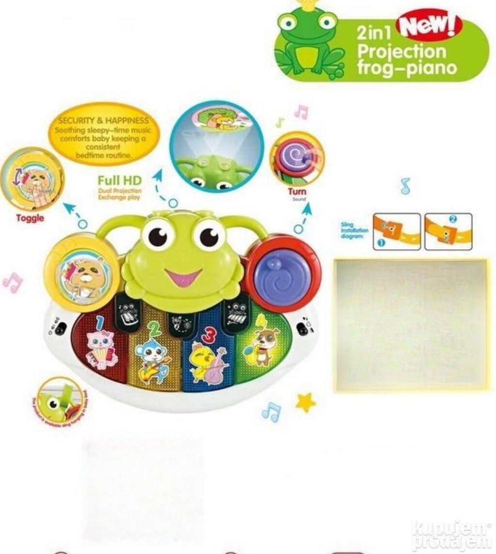 Pinao žaba za noge + projektor 2u1. pinao žaba za noge + projektor 2u1