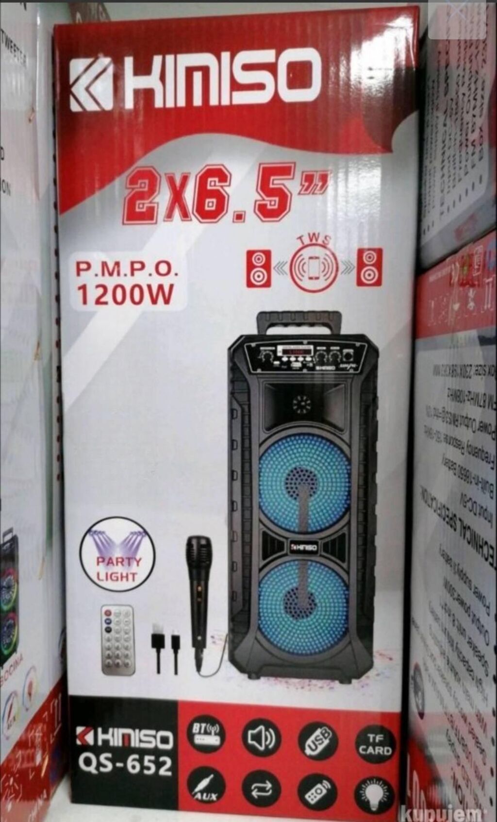 Bluetooth karaoke zvučnik kimiso qs 652. bluetooth karaoke zvučnik
