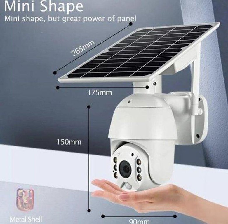 Kamera sa solarnom panelom ptz. kamera sa solarnom panelom ptz