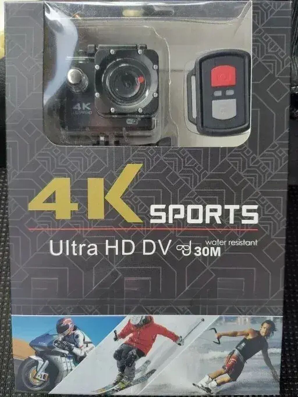 Sportska akciona kamera 4k ultrahd sa wifi + dodaci vodoot. sportska
