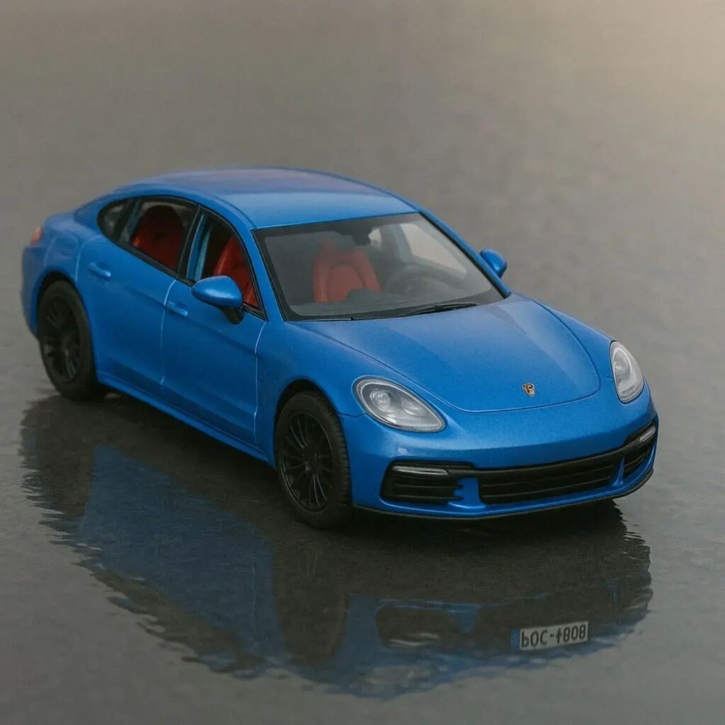 Porsche panamera sky blue sportski model automobila 1:24. porsche