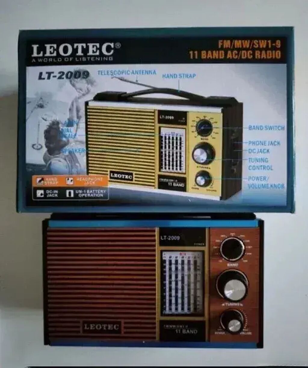 Radio tranzistor leotec lt-2009 na baterije i struju. radio tranzistor