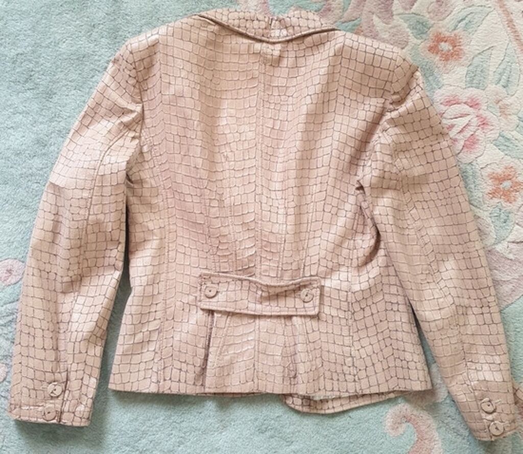 ARMANI collezioni ORIGINAL sako. Kozna jakna - blejzer. Bež boje