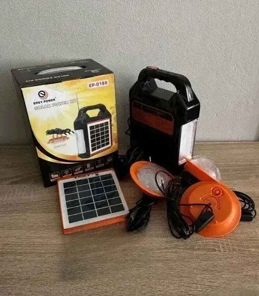 Solarni sistem punjac svetlo radio mp3 bluethoot. solarni sistem