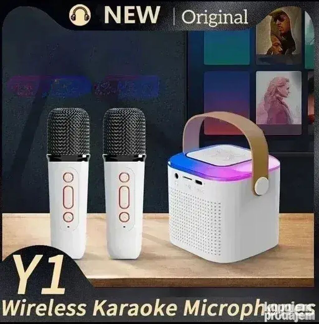 Bluetooth karaoke zvučnik. bluetooth karaoke zvučnik 2 super zabavni