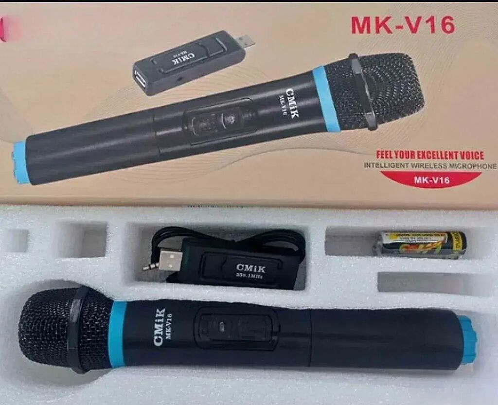 Bežični mikrofon + usb cmikmk-v16. bežični mikrofon + usb cmikmk-v16