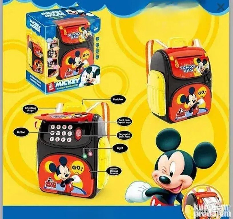 Mickey mouse ranac sef 149. mickey mouse ranac sef 149 ranac kasa je
