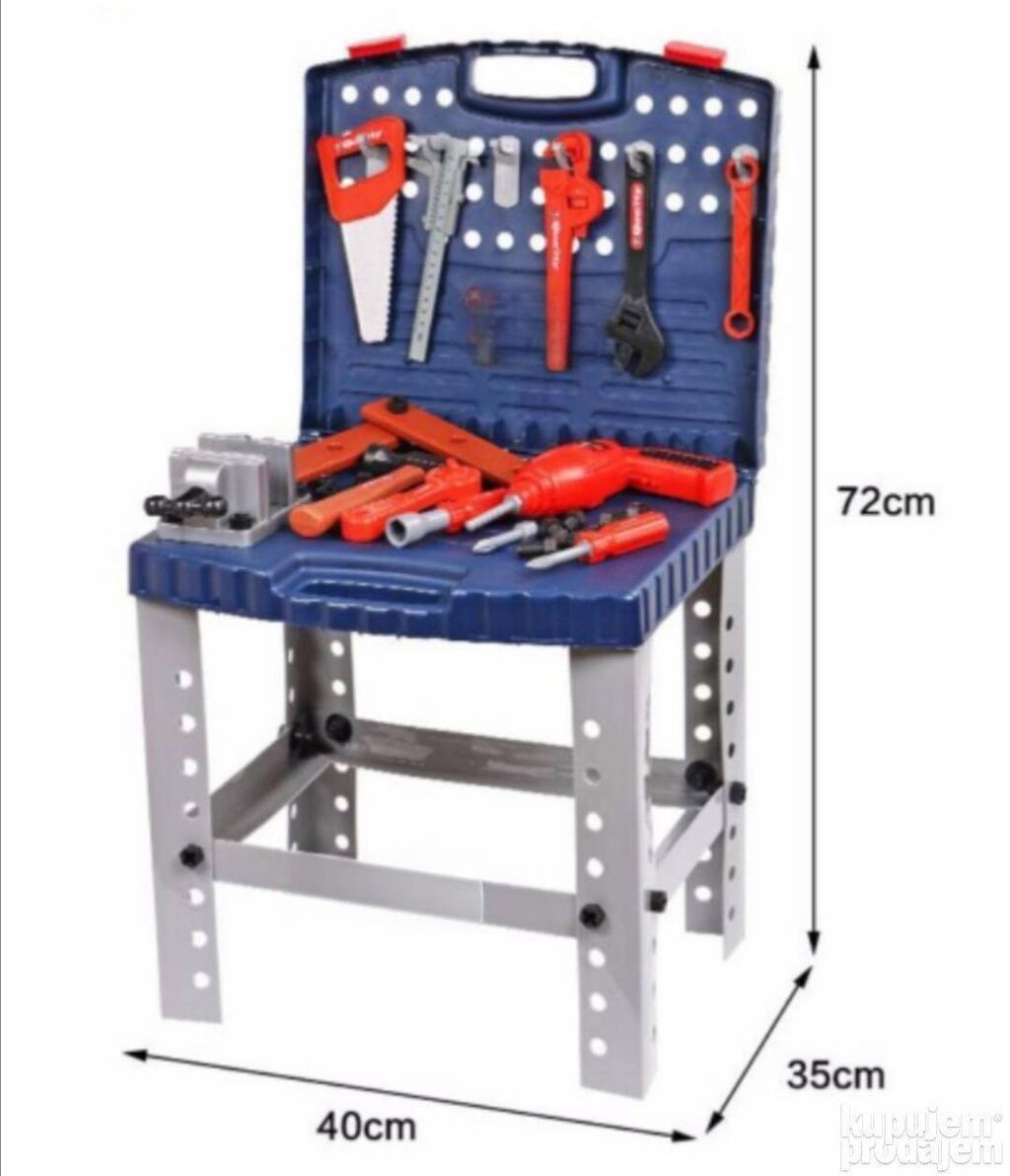 Alat za decake u koferu -dečija radionica. alat za decake u koferu