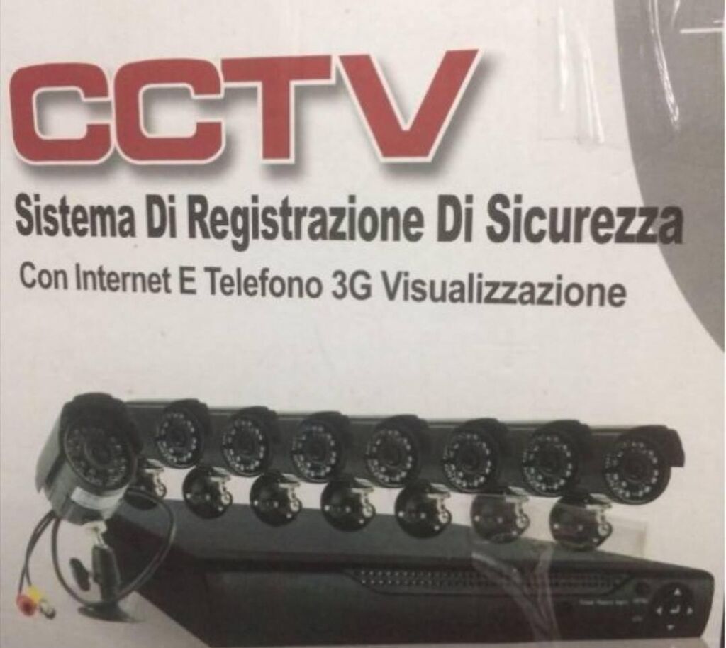 Komplet za video nadzor - noćni režim 8u1. komplet za video nadzor -