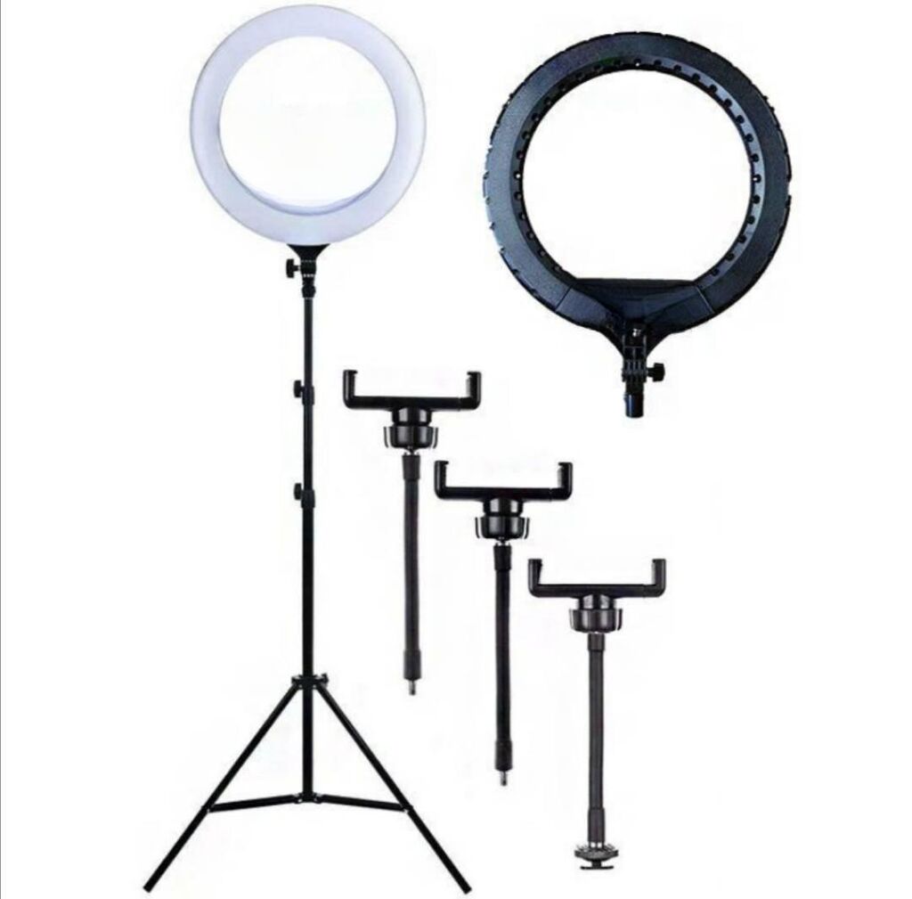 Ring light sa podesivim stativom i prstenom od 46cm. ring light sa