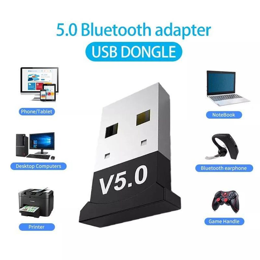 V5.0 Wireless USB Bluetooth 5.0 Adapter Bluetooth