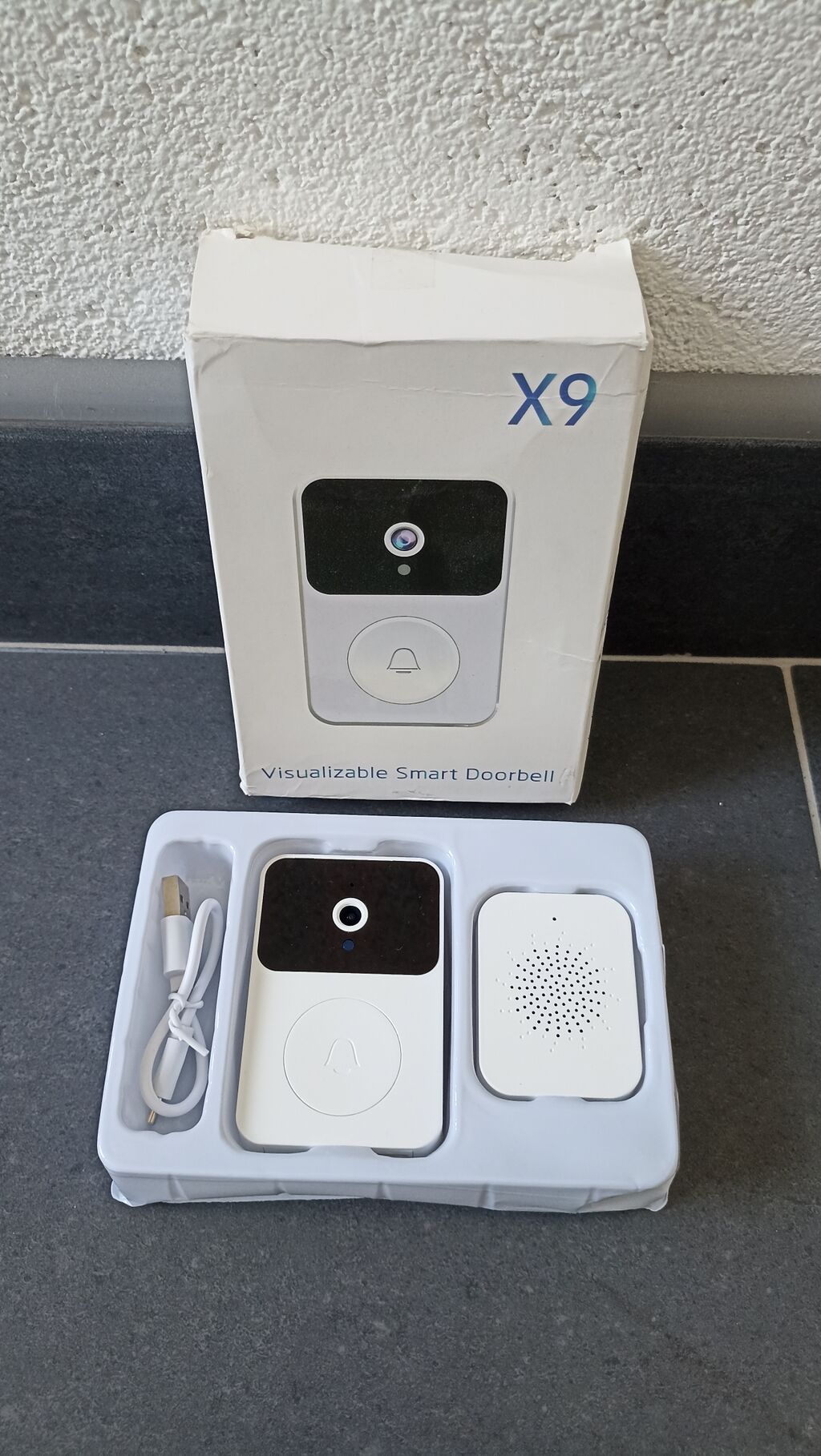 Video zvono X9 – Visualizable Smart Doorbell Napomena: uredjaj ima