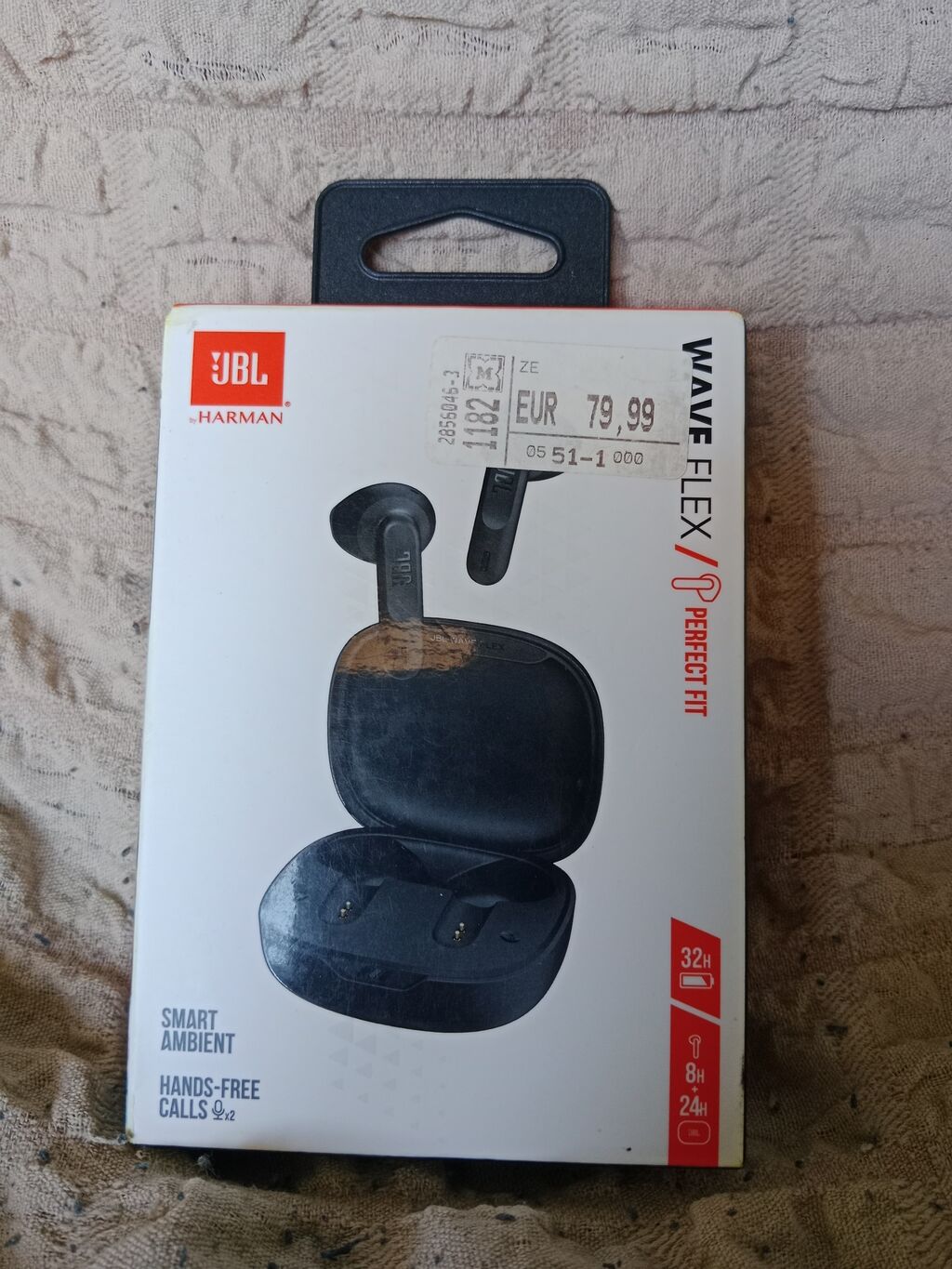 JBL Wave Flex – bežične in-ear slušalice sa kućištem za punjenje