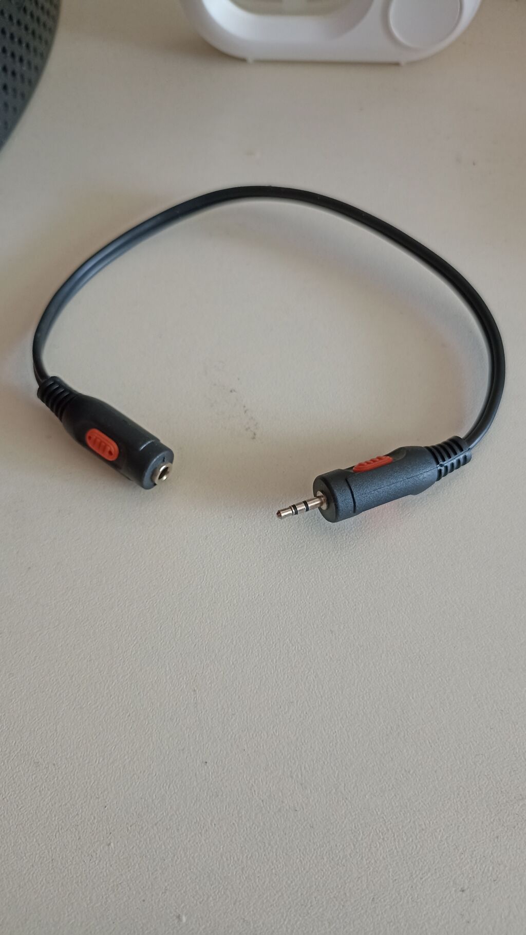 Audio produžni/adapter kabl – 3.5 mm muški na 3.5 mm ženski (stereo)
