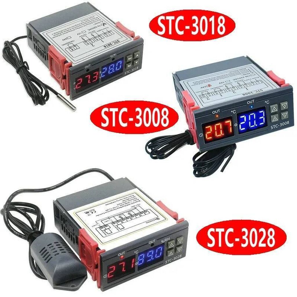 Termostat Digitalni stc 1000 STC1000 220v 10A 1500w -50+110c