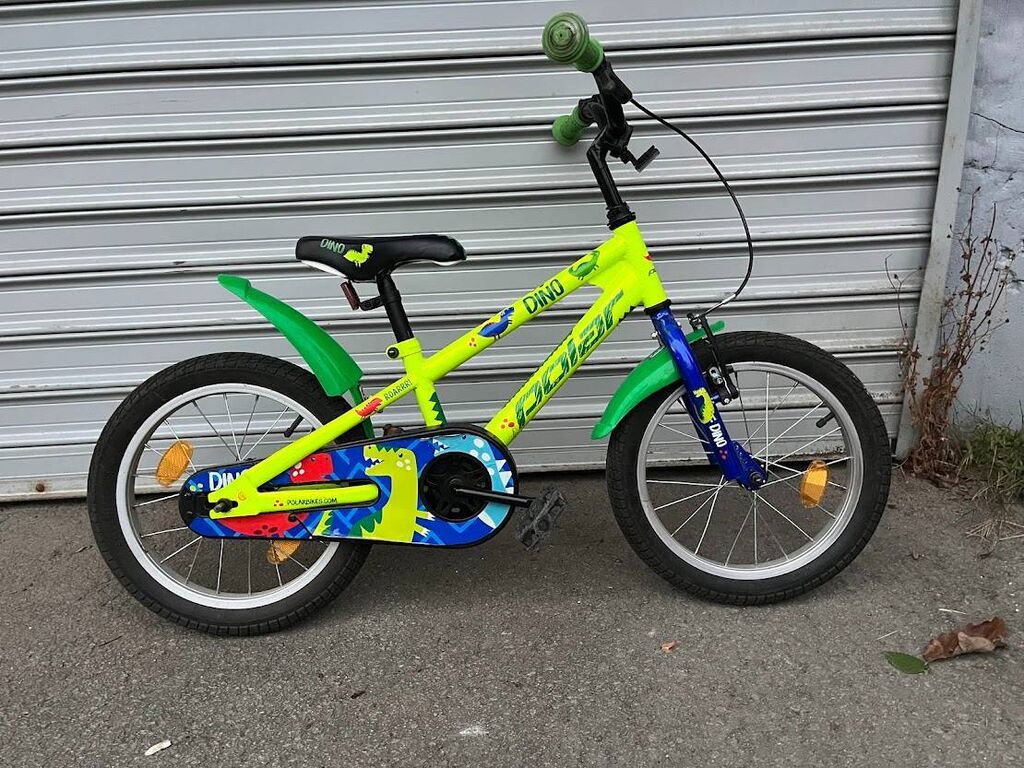 Dečiji bicikl Polar Dino – 16 inča - Veličina točkova: 16" (gume 16 x