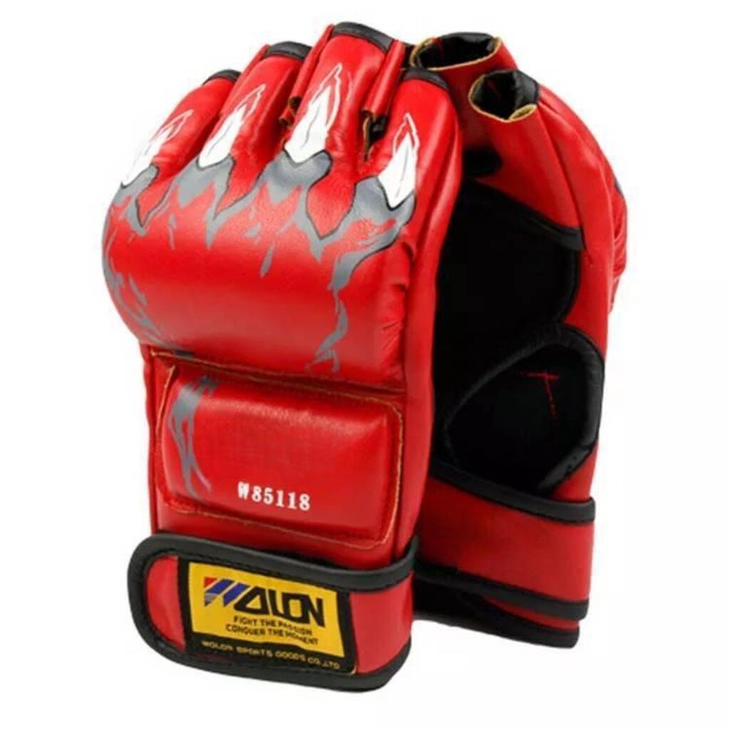 Rukavice za kikboks crvene cs fitness. rukavice za kikboks crvene cs