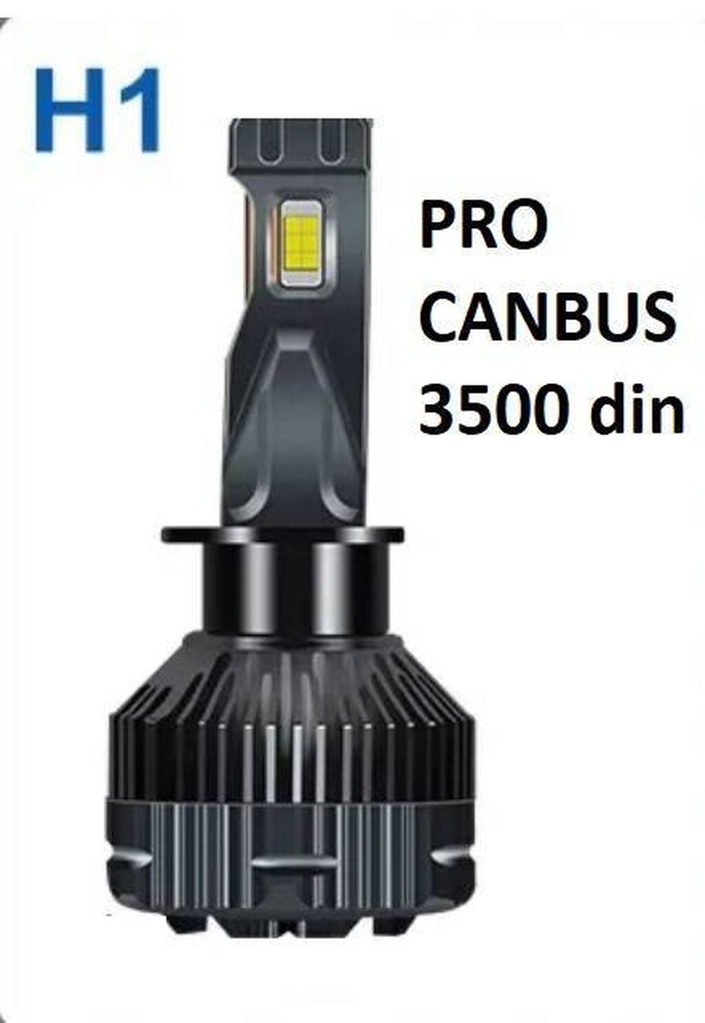 H1 LED ULTRA PRO CANBUS CENA JE ZA PAR (2 kom) - Tip grla: H1 -