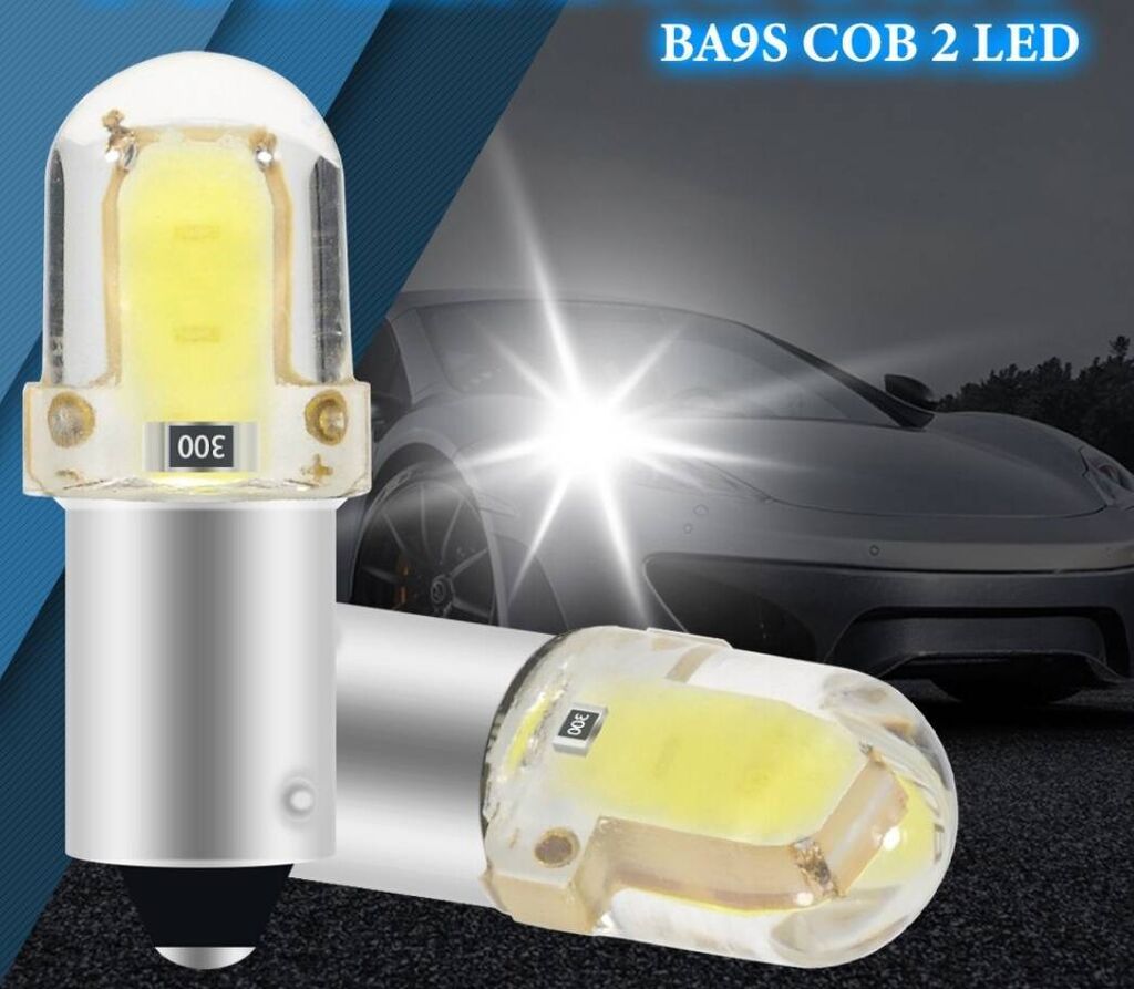 BA9S COB 2 LED sijalica za auto – CANBUS - Tip grla: BA9S -