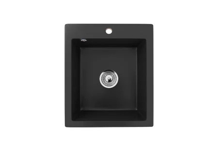 GRANITNA SUDOPERA ULGRAN U404-344 crna kvadratna