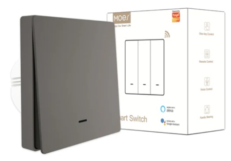 Moes zs-b-eu1-gy-ms pametni prekidac eu sivi smart zigbee ( 400-1169 )