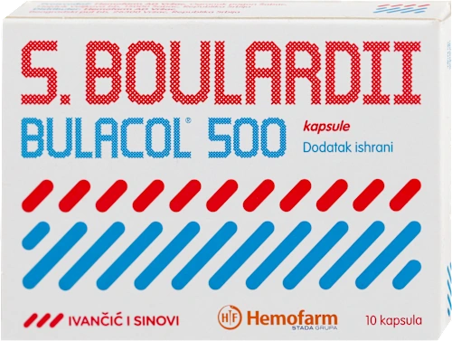 Hemofarm
S.BOULARDII BULACOL 500, kapsule, 10 kom
Dodatak ishrani