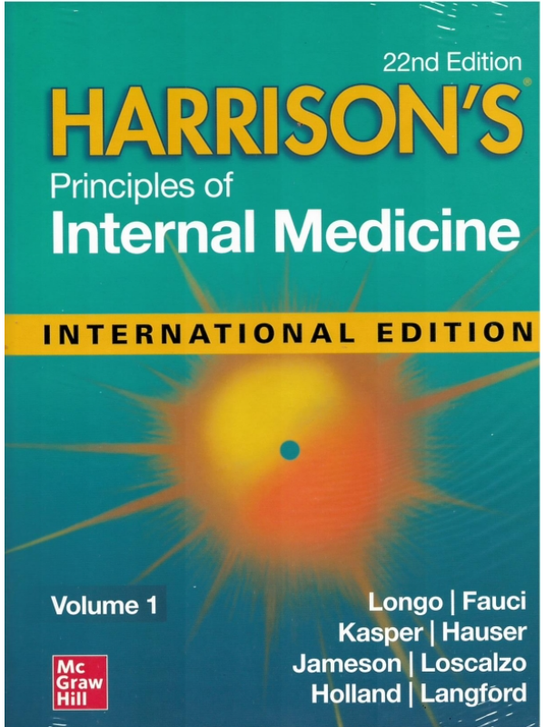 IE Harrisons Principles of Internal Medicine 22-st edition Vol 1 & 2 (Set)