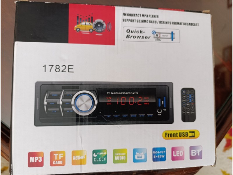 radio, USB player